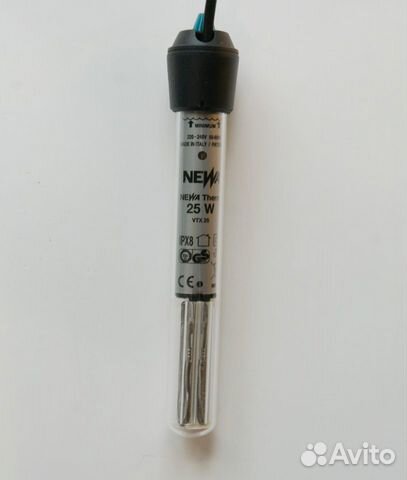 Обогреватель для аквариума. Newa Therm VTX25W