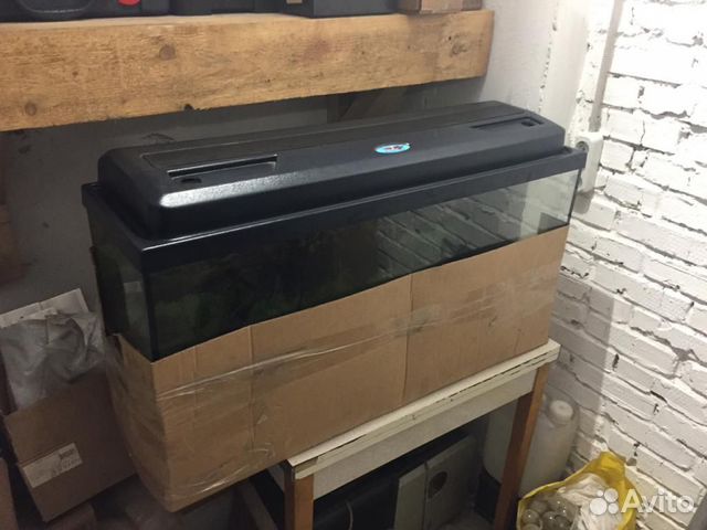 Аквариум со светом 100х30х60