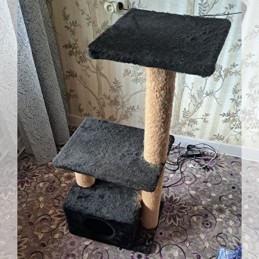 Когтеточка домик для кошки