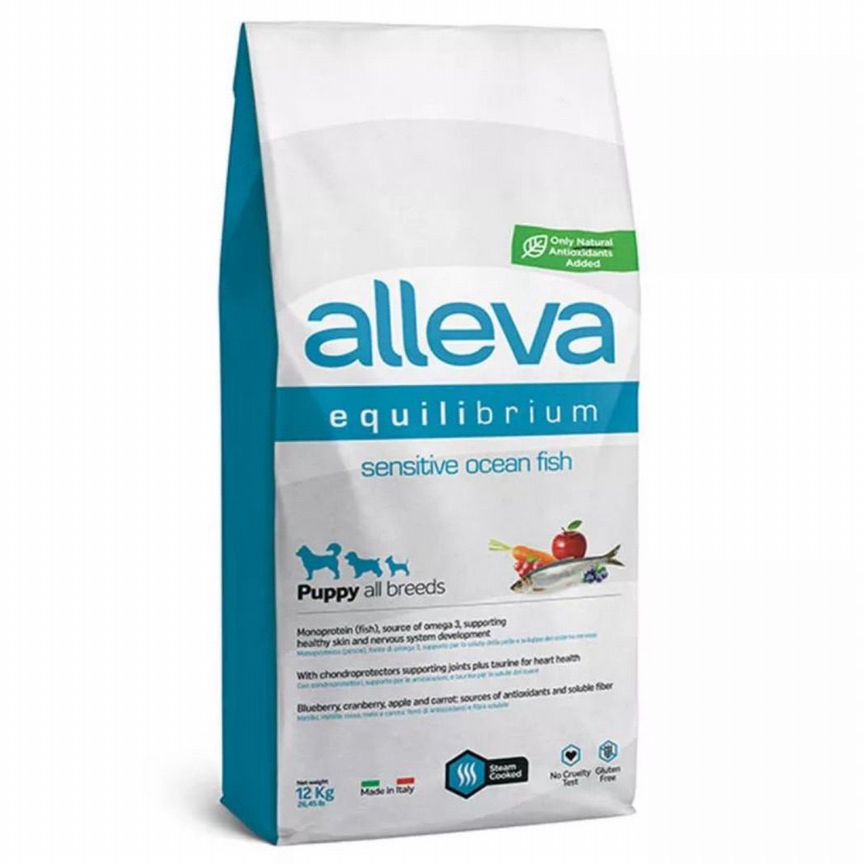 Корм Alleva Equilibrium Sensitive Ocean Fish Puppy