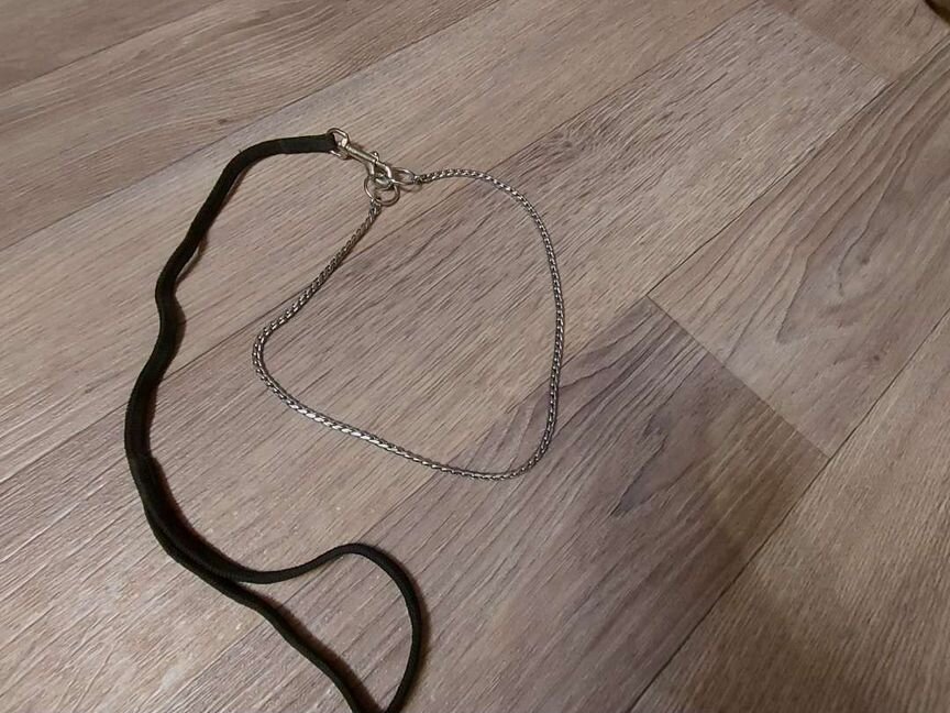 Цепочка, поводок, шлейка, воротник для собак