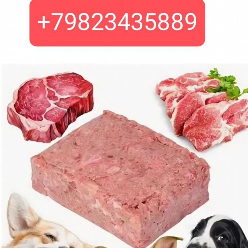 Мясная продукция говядины для собак