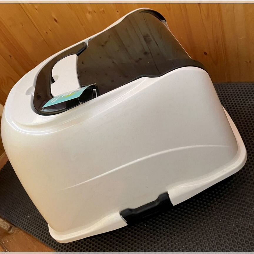 Туалет-домик для кошек PET pride, закрытый, с совк