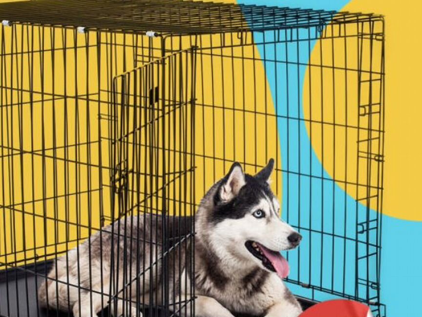 Клетка для собаки номер 5 размером 108х72х77