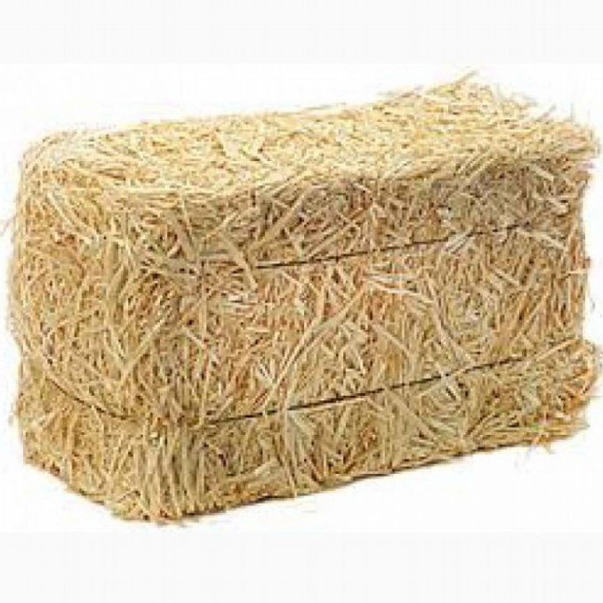 Солома пшеничная в тюках