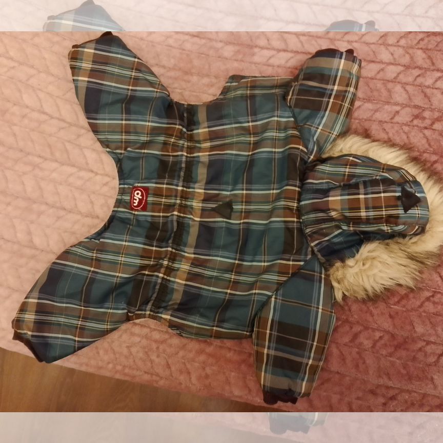 Зимний комбинезон для мелких собак или щенков