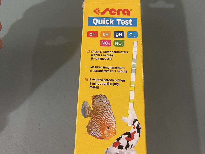 Тест воды Sera 6 в 1 полоски бу