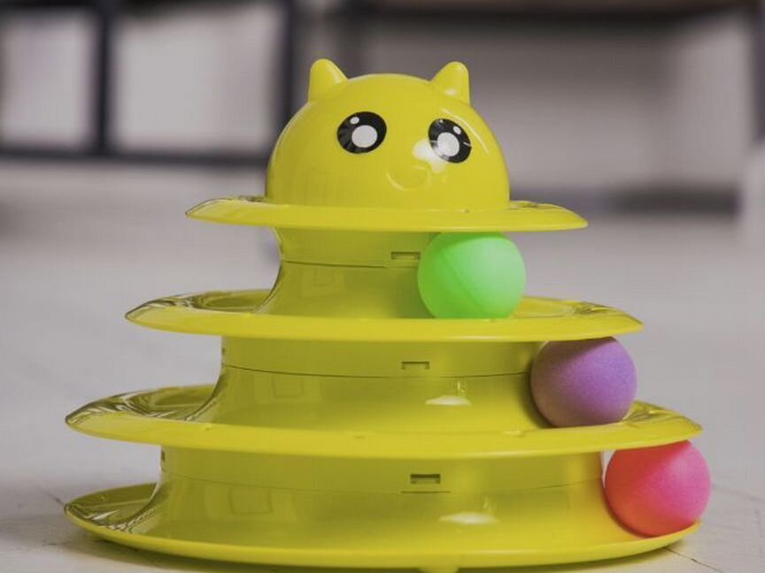 Игрушка для кошек, Пирамида 3 уровня