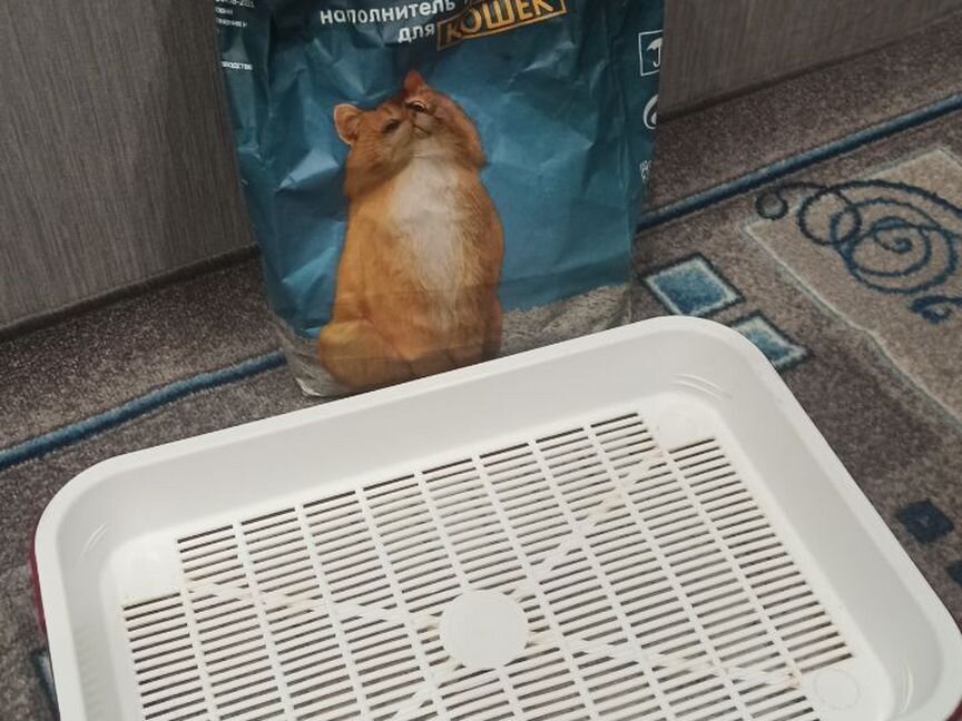 Лоток для кошки и наполнитель
