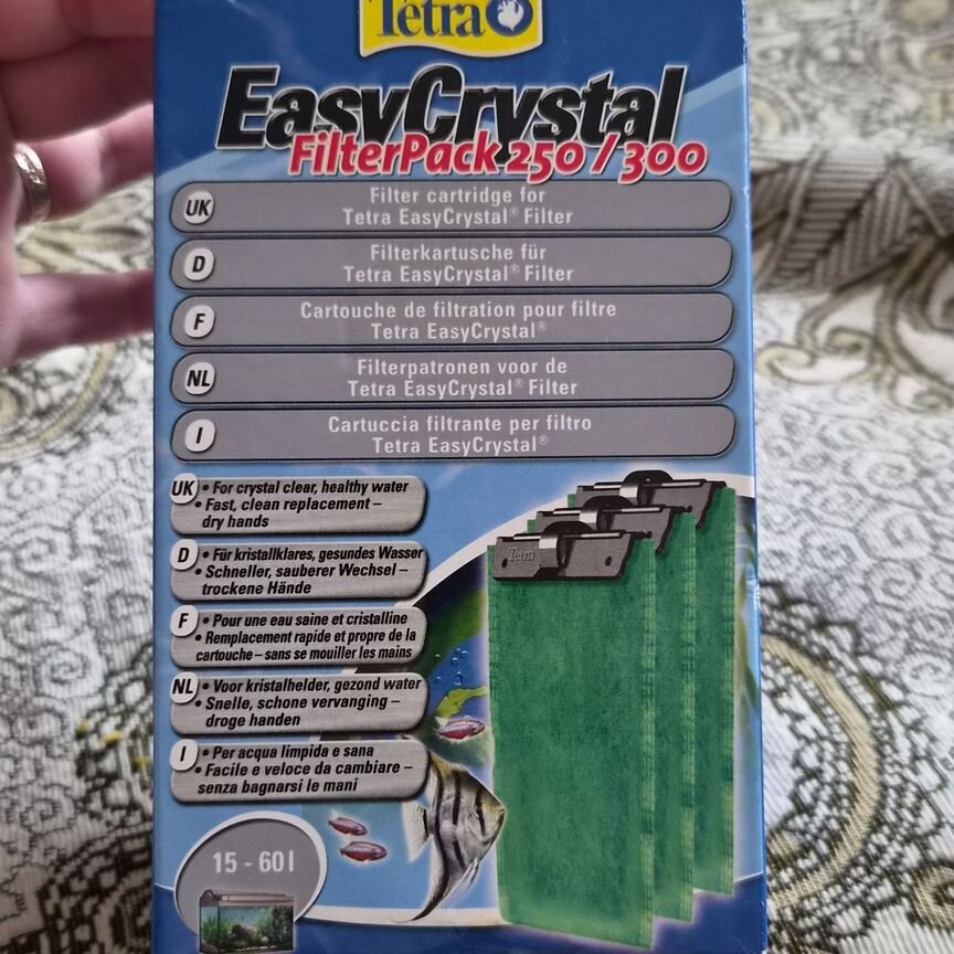 Картриджи фильтров tetra 250/300