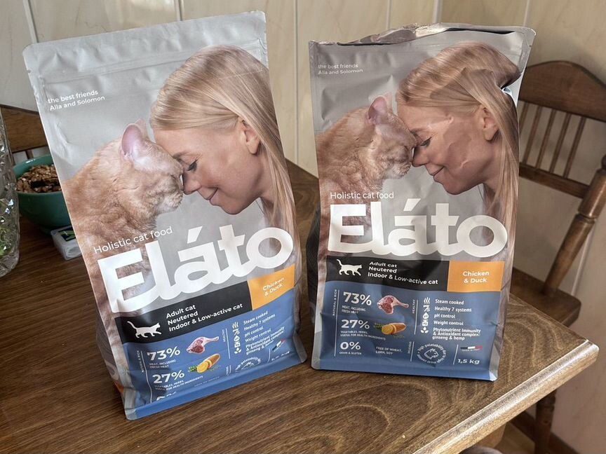 Elato Holistic для кошек 2,5кг