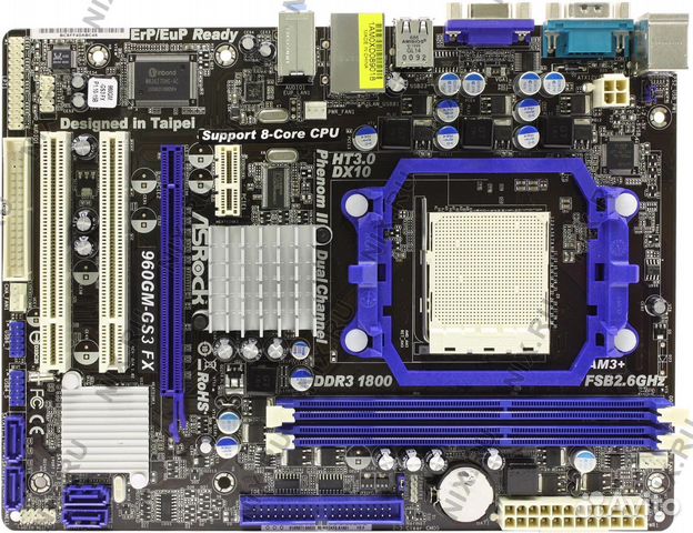 Материнская плата Socket AM3+, ASRock 960GM-GS3 FX купить в Брянске ...