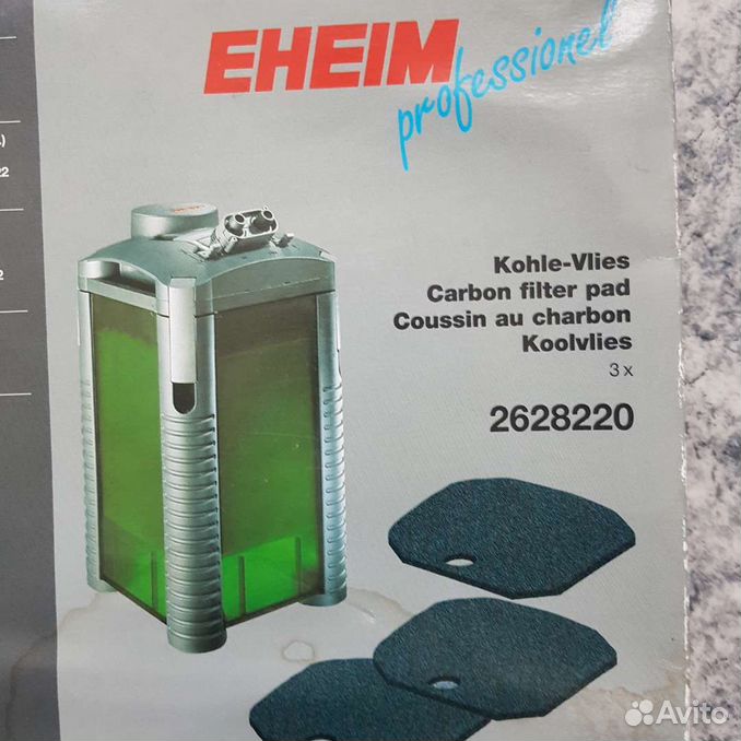 Угольные губки/ фильтр для фильтра eheim