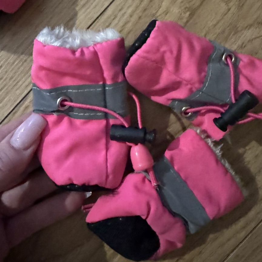 Ботинки зимние для собак