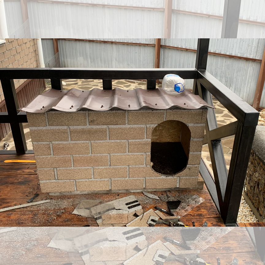 Будка для собаки утепленная с тамбуром