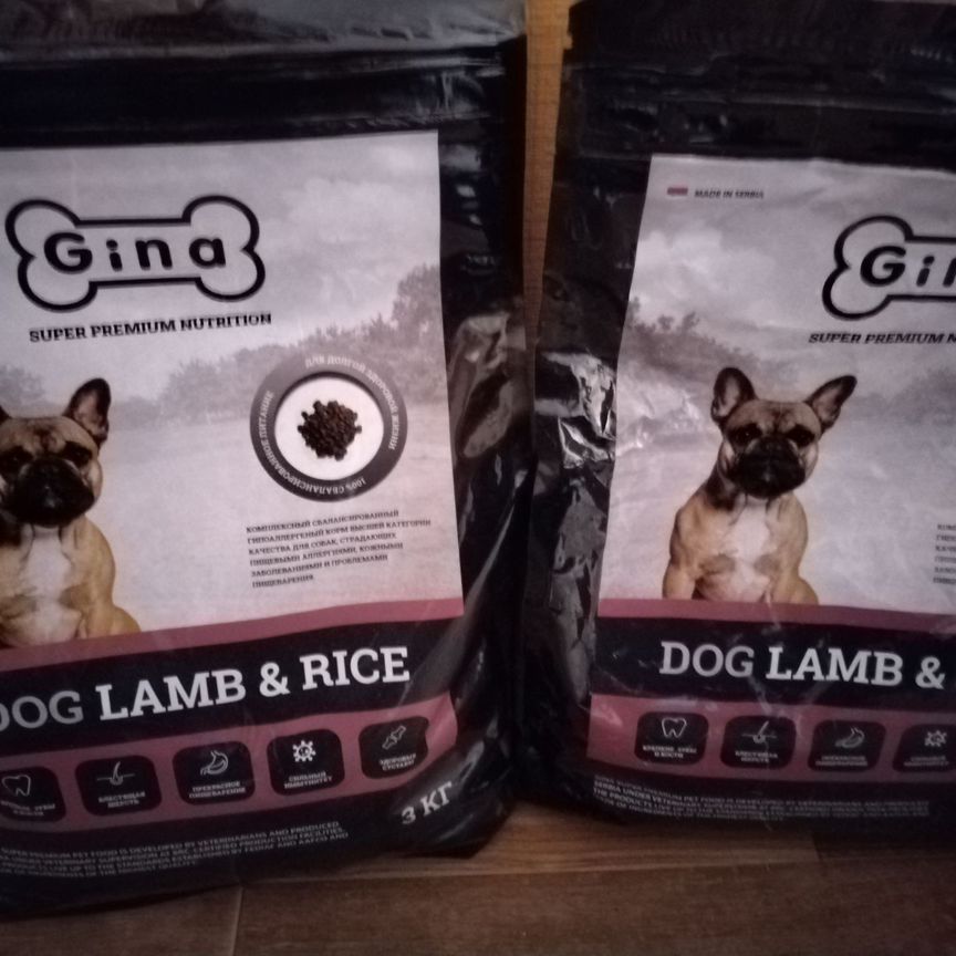 Корм для собак Gina