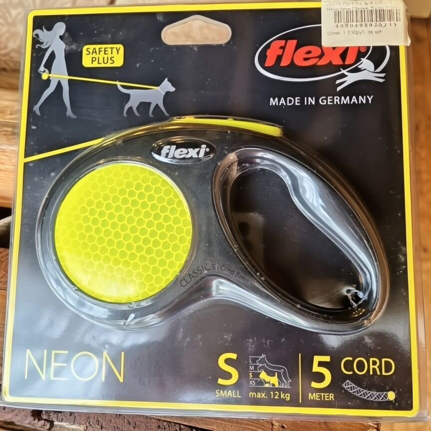 Поводок рулетка flexi neon размер S 5м