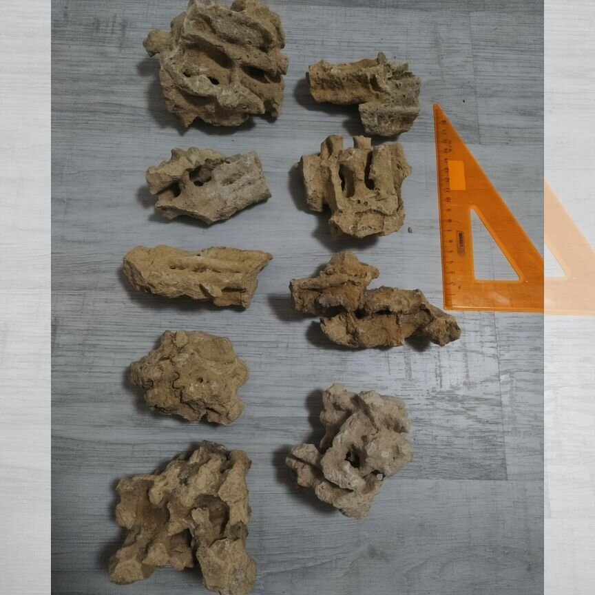 Грот в аквариум/террариум, камни, декор, песчанник