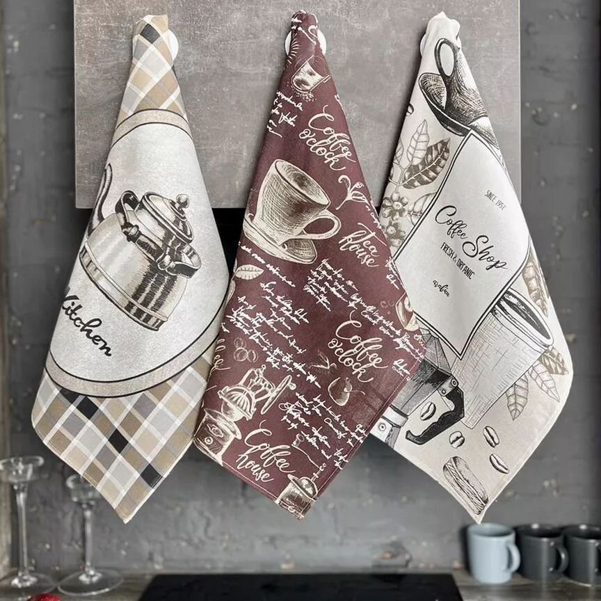 100 хлопок. Полотенце 50*60 cm. (рогожка)