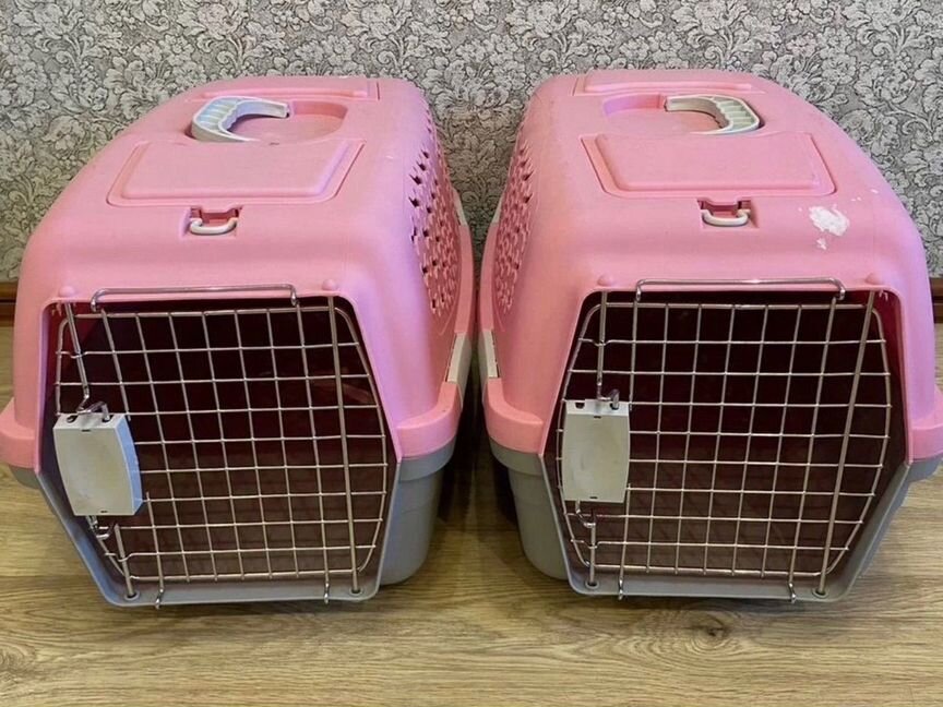 Переноска для кошек пластиковая бу