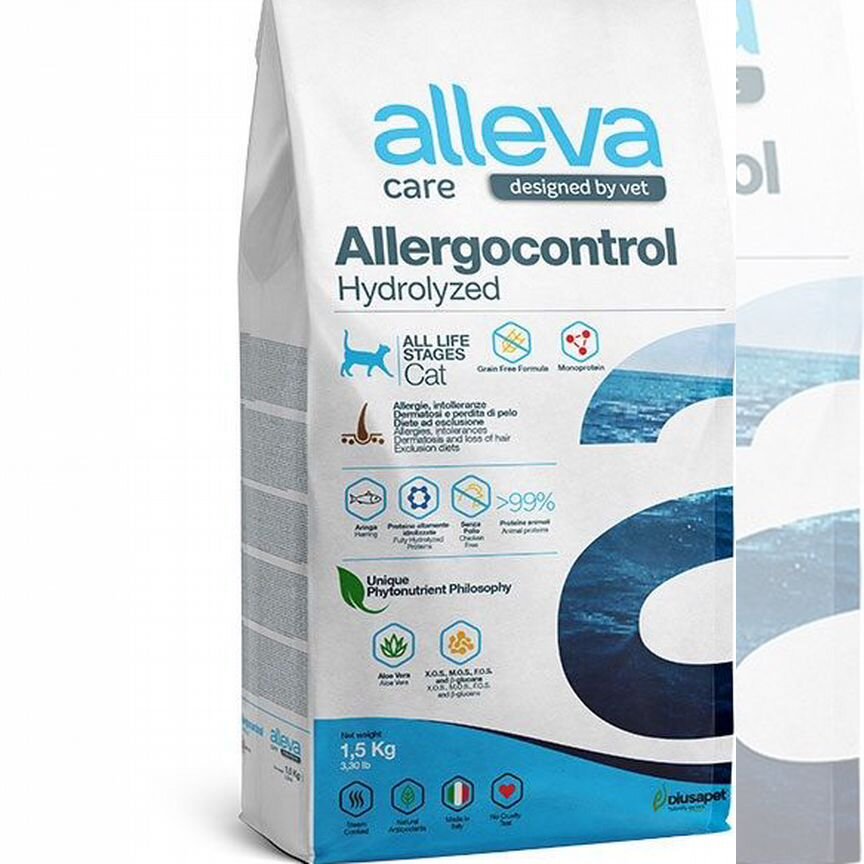 Корм для кошек Alleva allergocontrol 1,5 кг