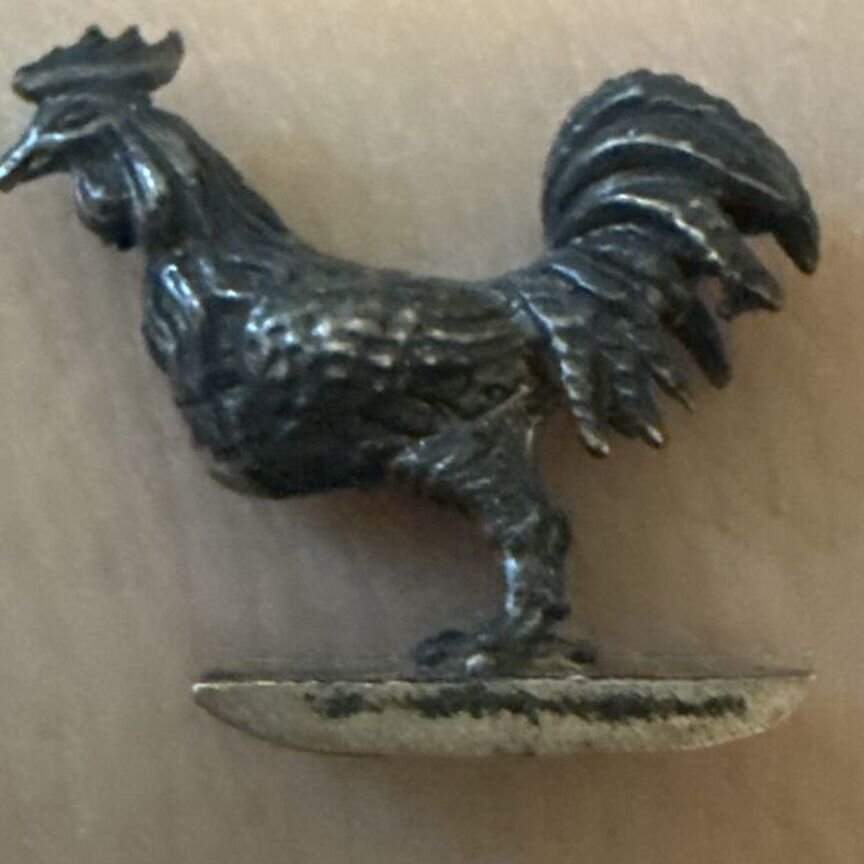 Петух серебро