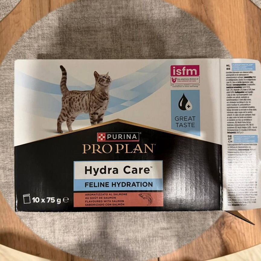 Pro plan hydra care с лососем