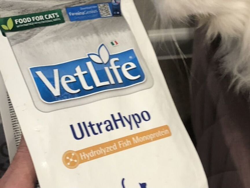 Корм для кошек гипоаллергенный Vet Life UltraHypo