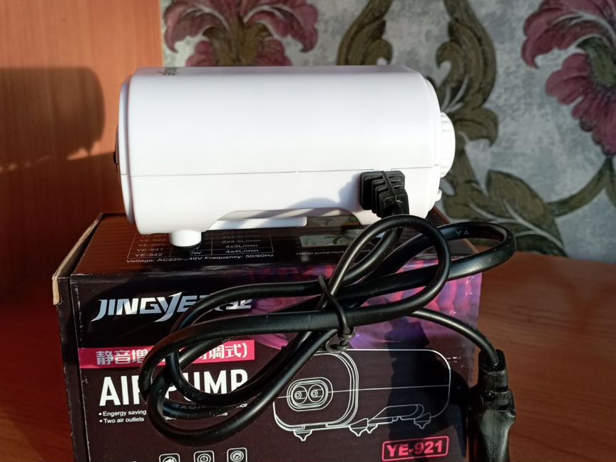 Компрессор для аквариума бесшумный(новый)