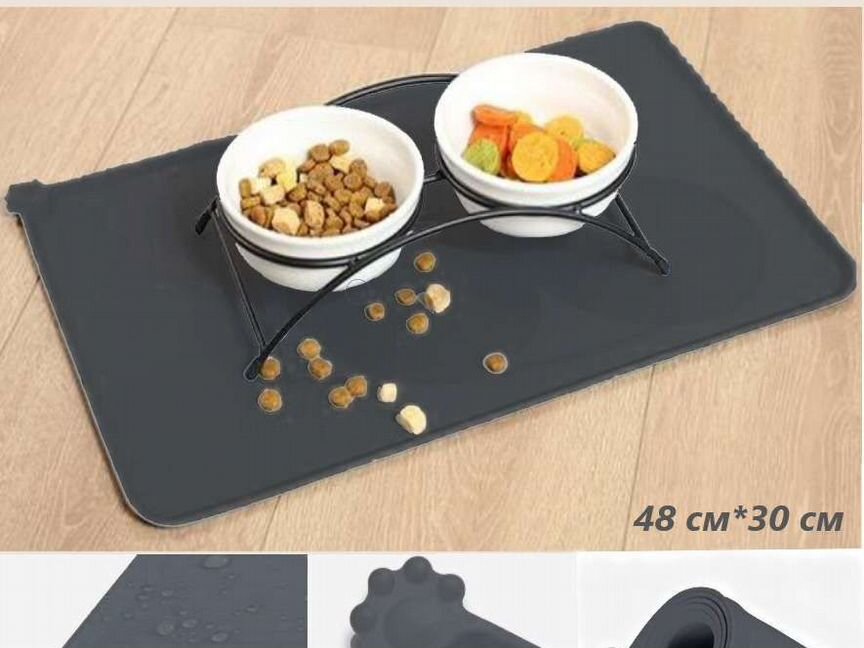 Коврик под миску силиконовый