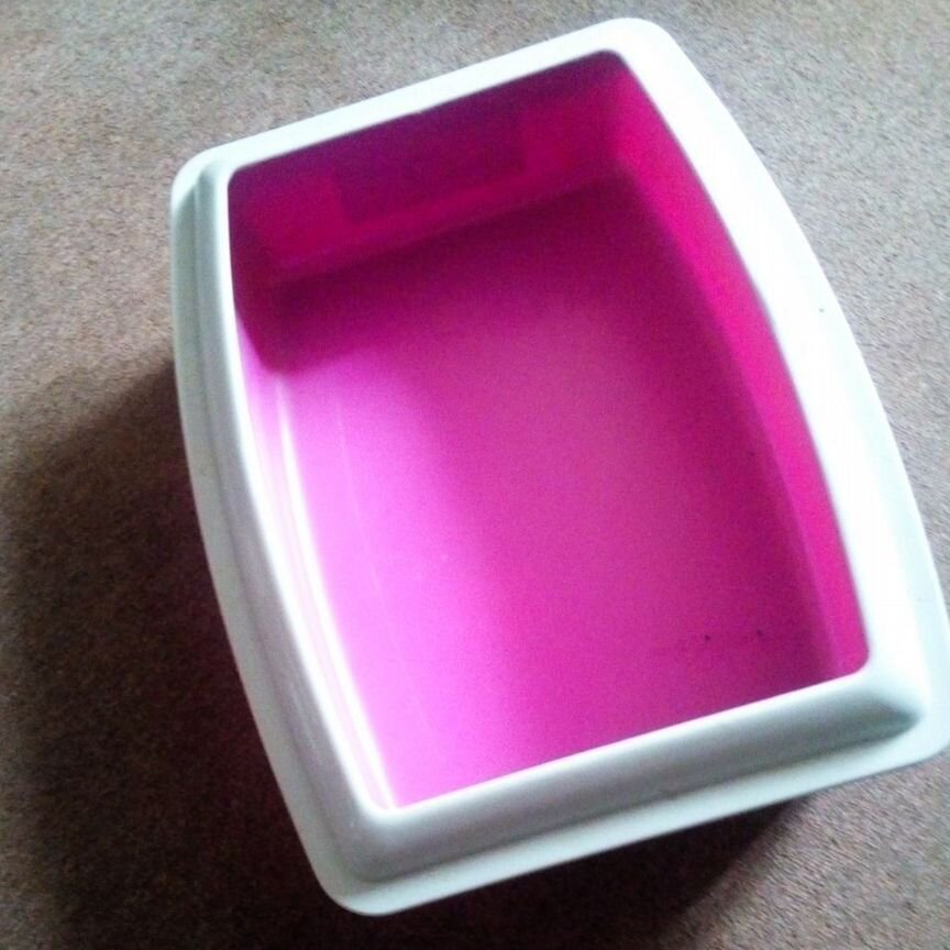 Туалет-лоток для кошек oval tray vedium с бортом