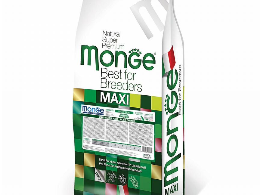 Корм для собак monge монж 15 кг
