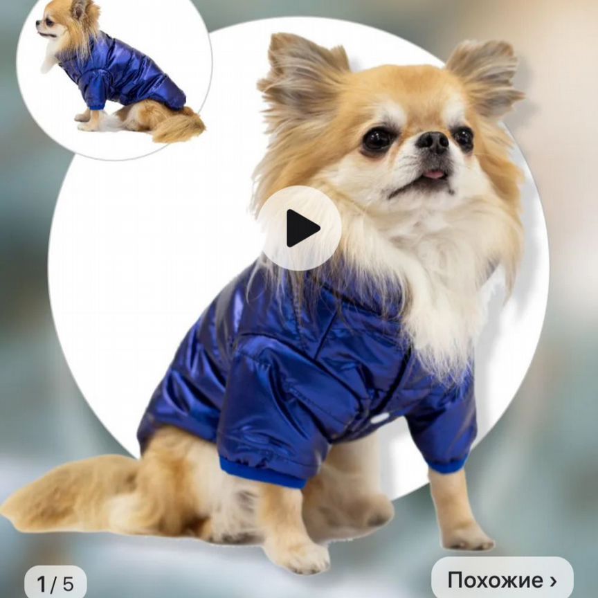 Продам куртку для собак мелких пород