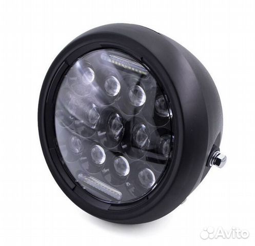 Фара мотофара диодная на мотоцикл для мото купить в Москве | Авито