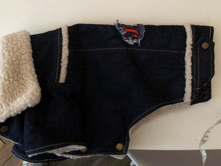 Джинсовая курточка для собаки