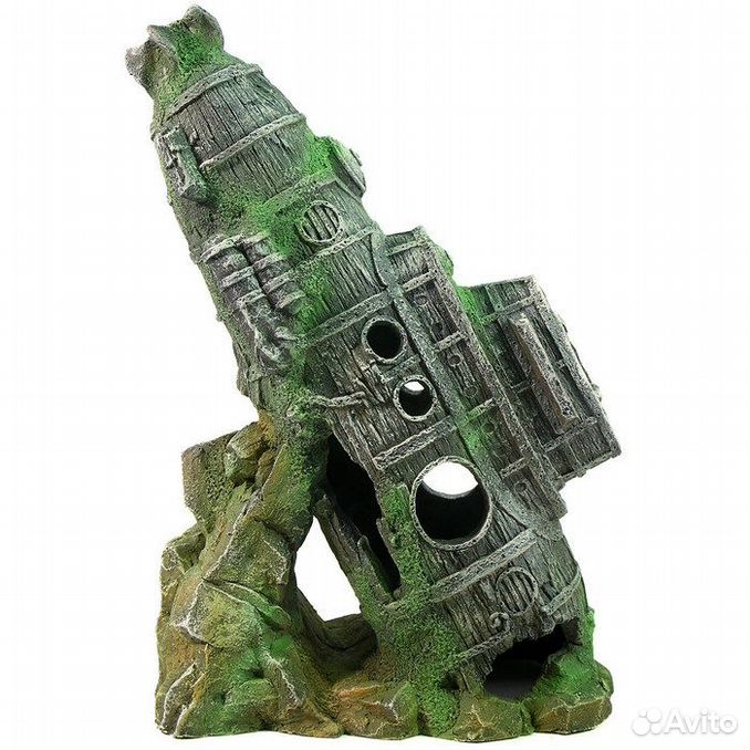 Декор для аквариума (Затонувший корабль)