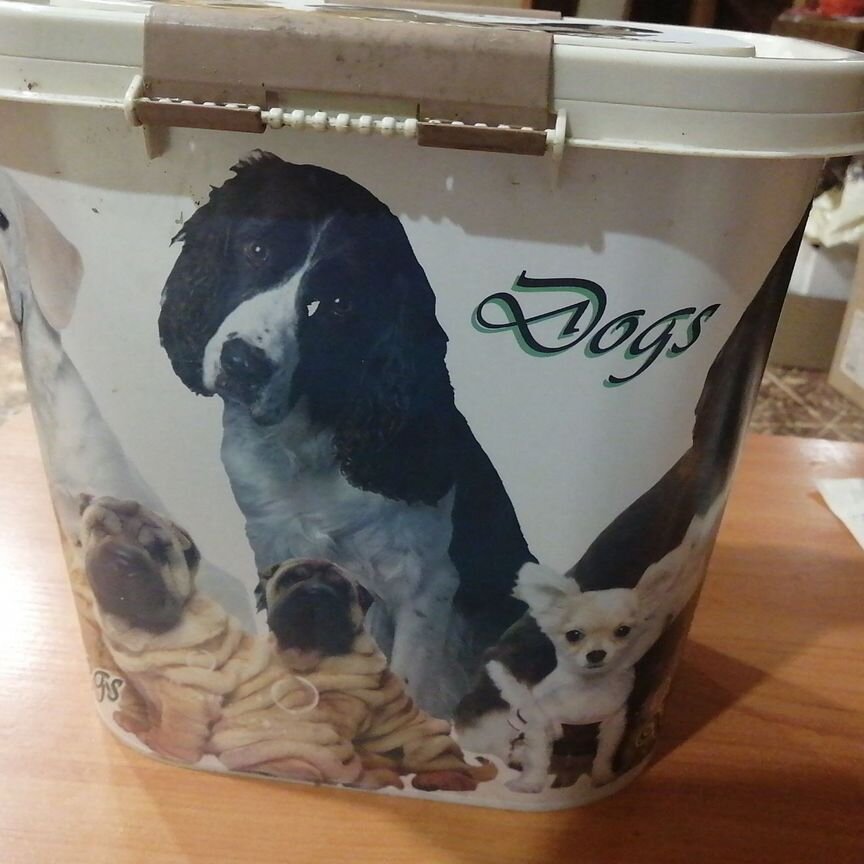 Ящик для хранения собачий корм