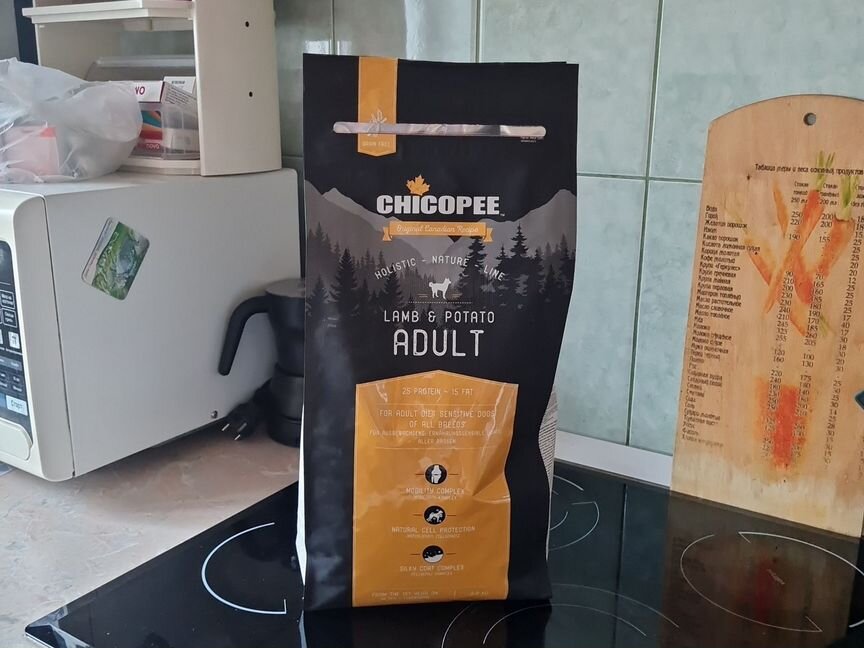 Корм для собак chicopee lamb and potato adult