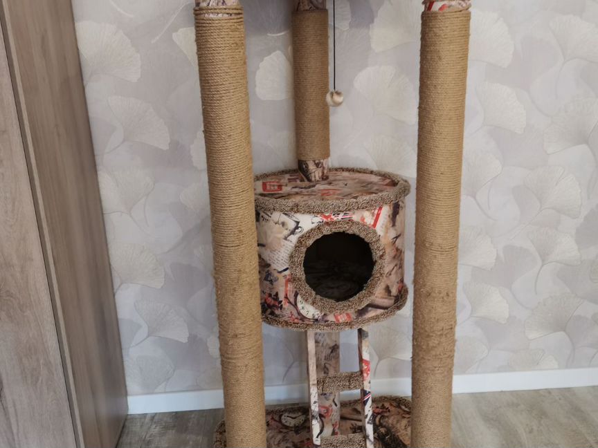 Когтеточка домик для кошки