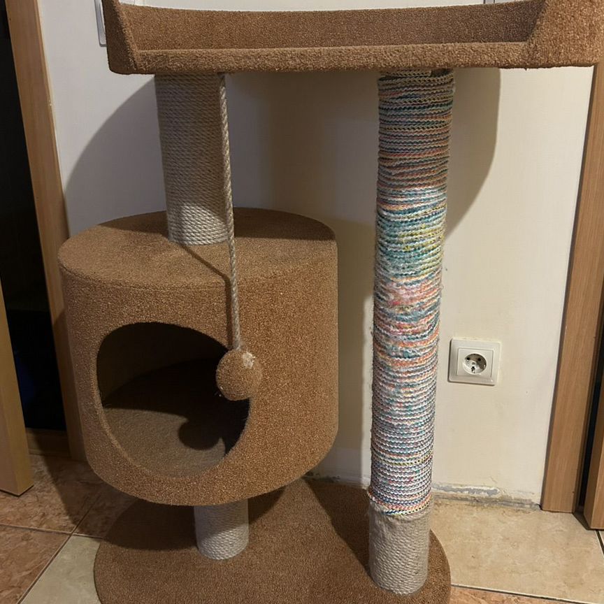 Когтеточка домик для кошки