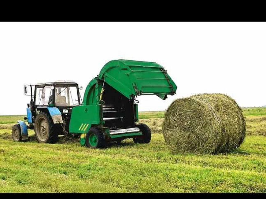Пресую Сено соломо в рулонах