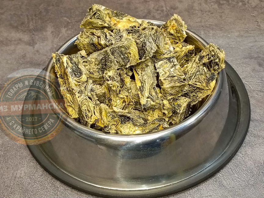 Полезные деликатесы для четвероногих из рыбьей кож