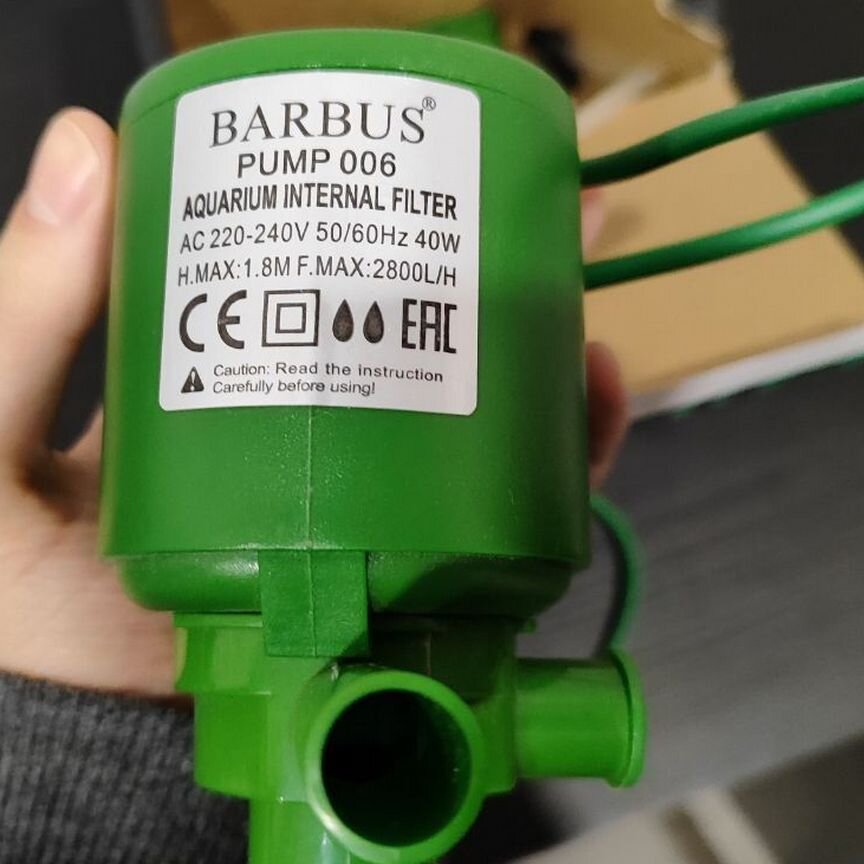 Barbus помпа для аквариума