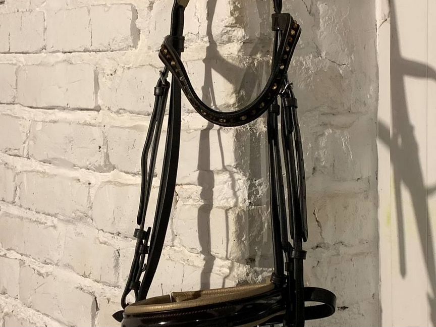 Уздечка Full для лошади коричневая