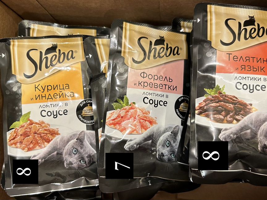 Корм кошачий влажный Sheba