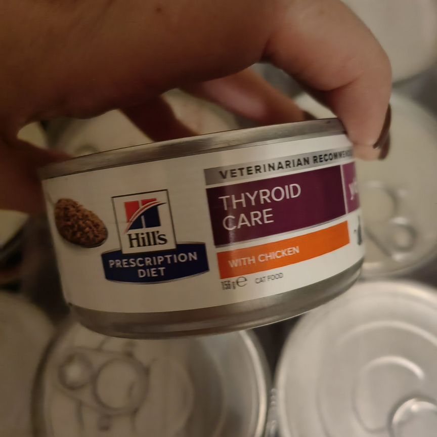 Hills thyroid care, y/d, ветеринарный корм, 24 шт