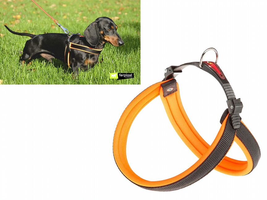Ferplast Agila Fluo 4 шлейка собаки мелкие и средн