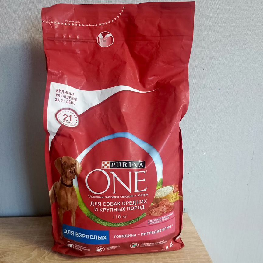Корм для собак Purina one 3,8 кг