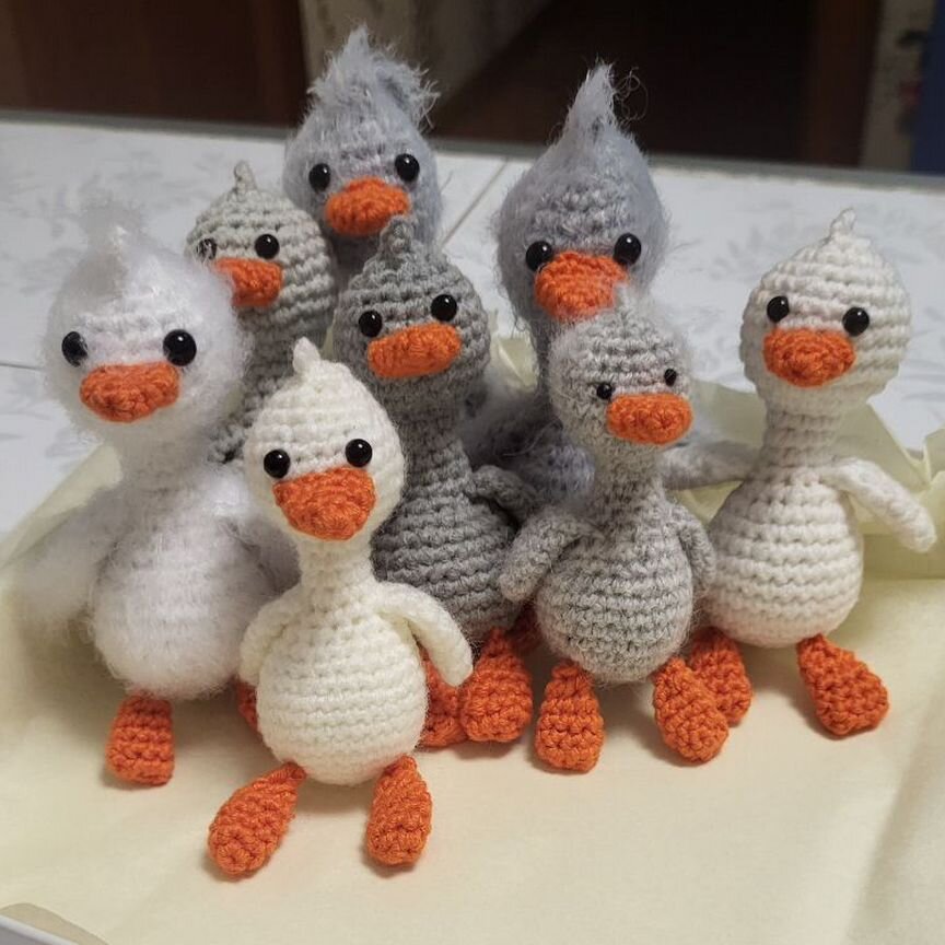 Вязаный гусь