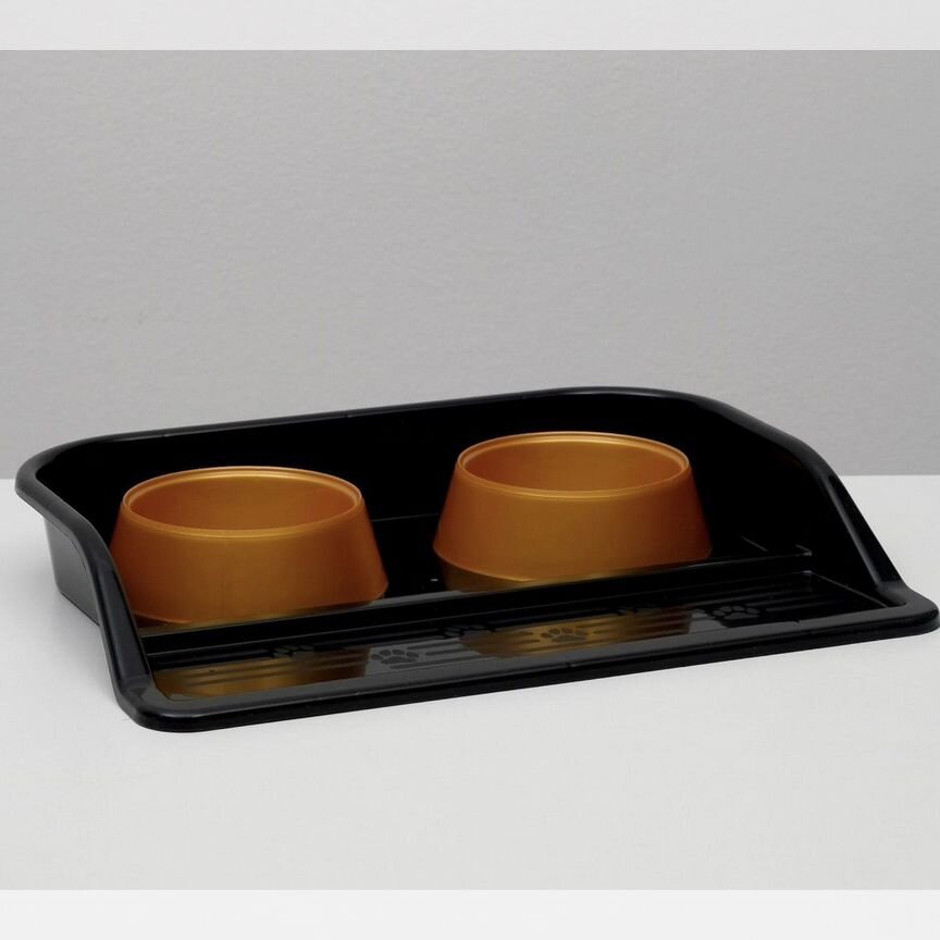 Миски с лотком 0,3л, 41*30*6 см